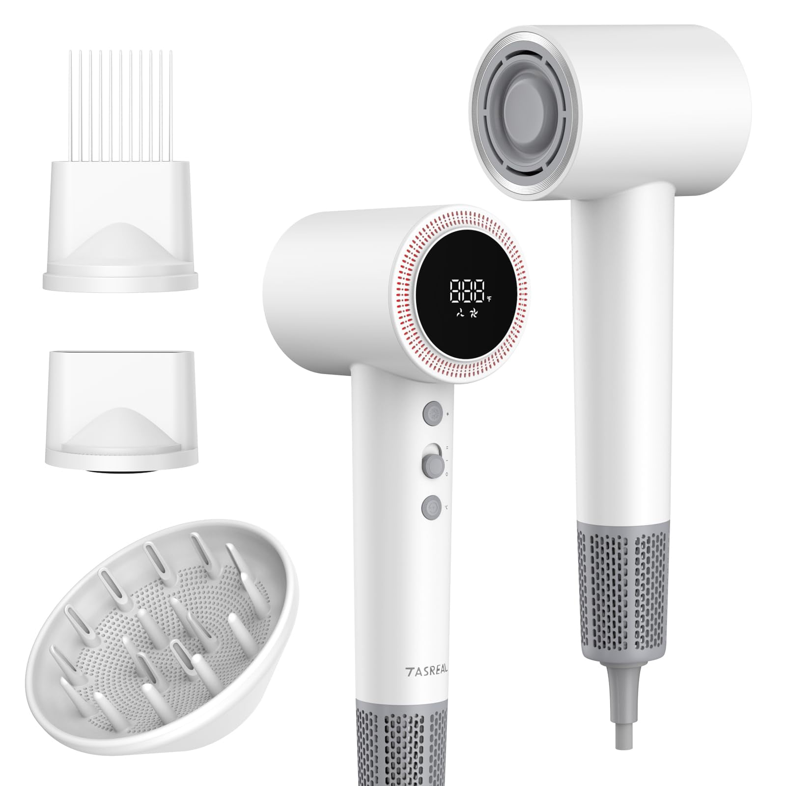Hair Dryer - 150,000 RPM High-Speed Negative Ionic Blow dryers for Fast ...