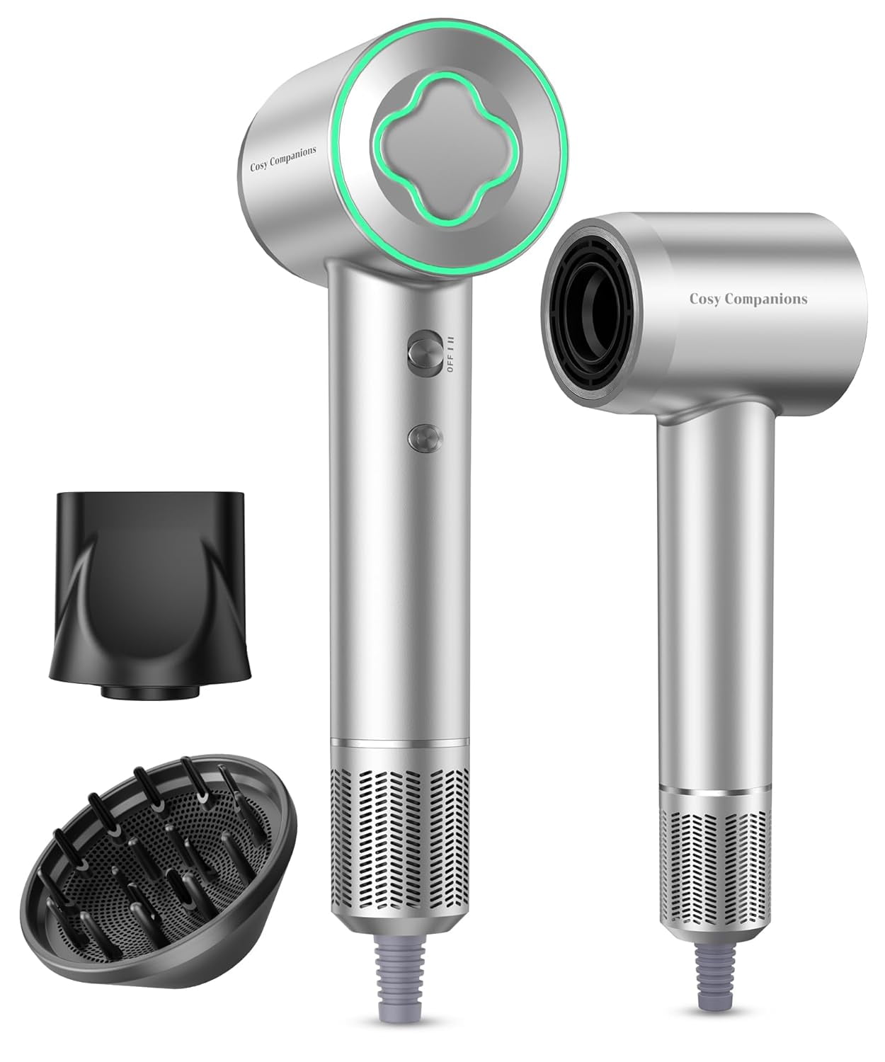 Hair Dryer - 150000 RPM High-Speed Brushless Motor Negative Ionic Blow ...