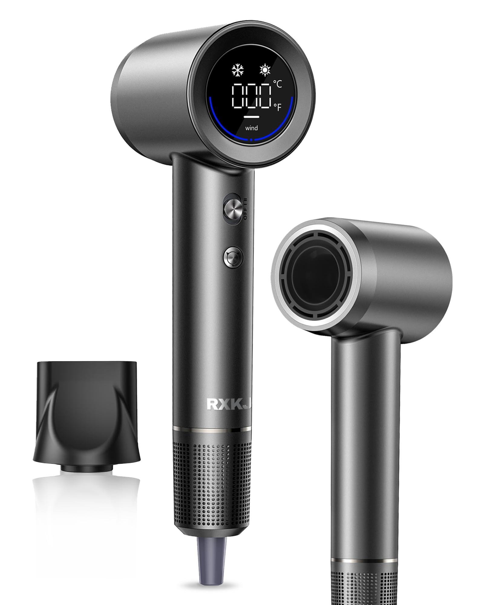 Hair Dryer, 15000RPM High Speed Ionic Hair Dryer for Fast Drying ...