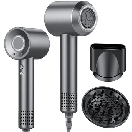 KISS 1875 Watt Pro Tourmaline Ceramic Blow Dryer, 8 Pieces, Cool ...