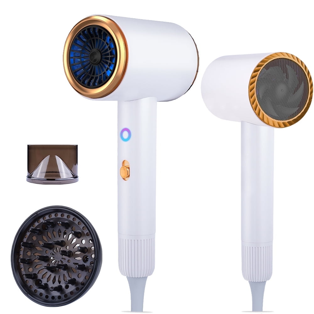 Hair Dryer, Blow Dryer with Diffuser Brush for Women 4C Thick Hair ...