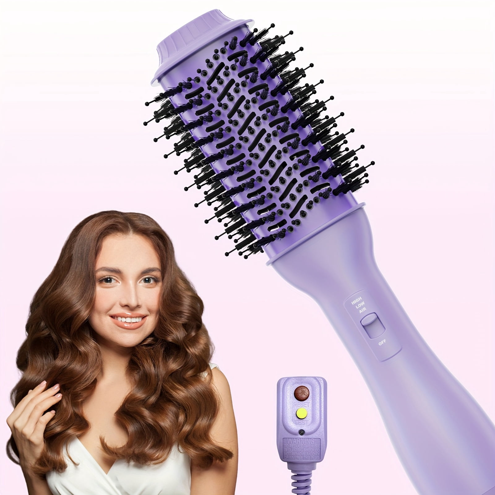 "Hair Dryer Brush 2-in-1 - Upgraded 4-in-1 Hair Dryer & Styler ...