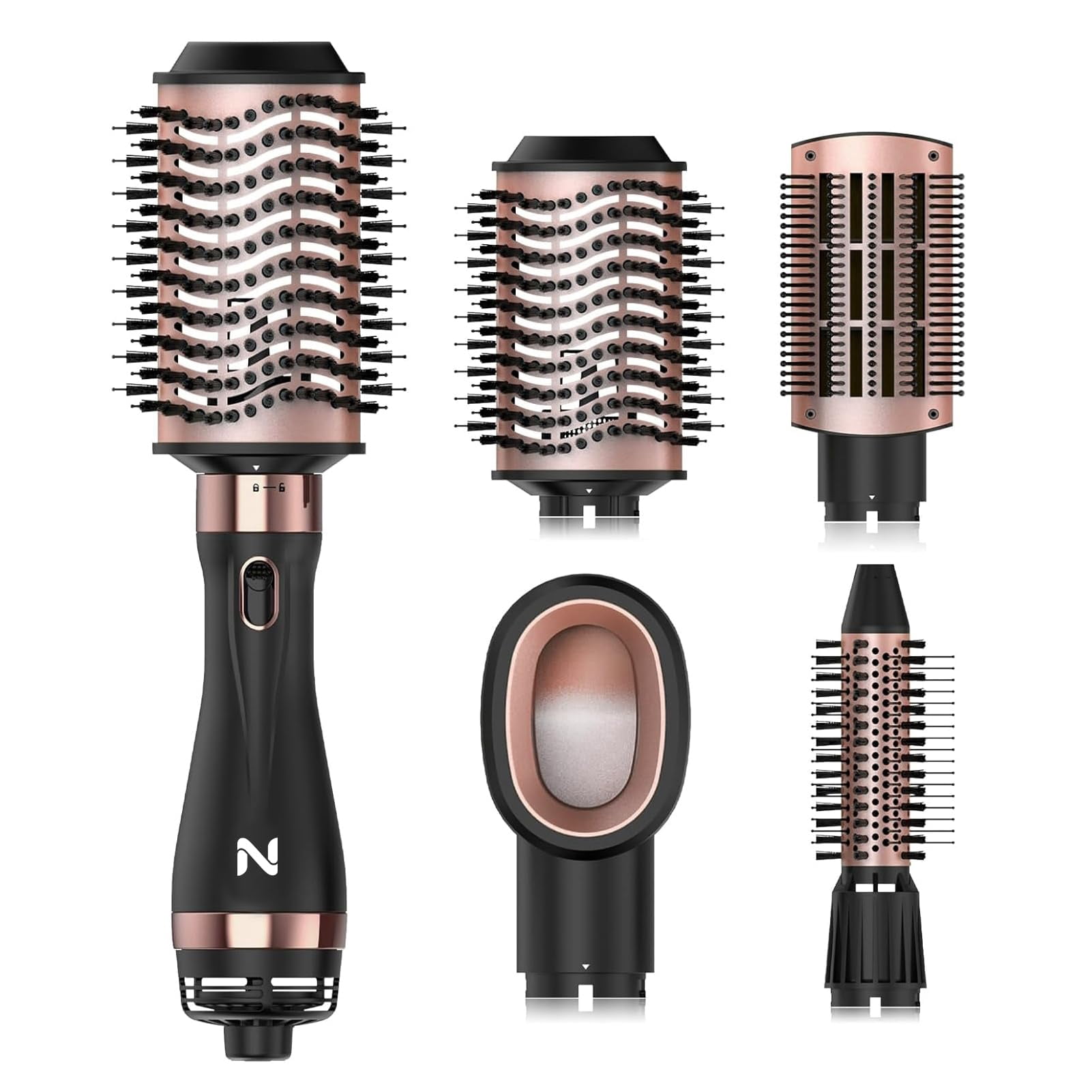 Hair Dryer Brush Blow Dryer Brush in One Hot Air Brush for Drying and ...