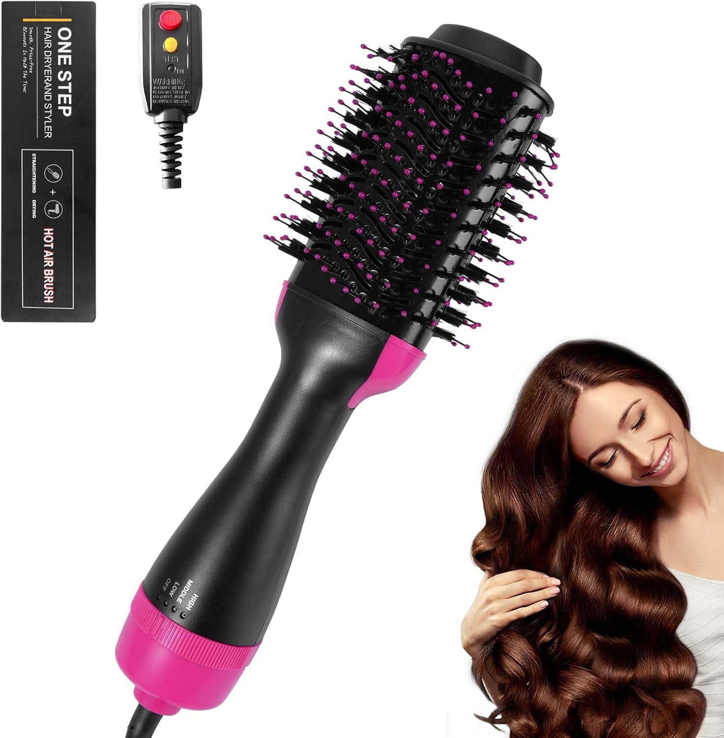 Hair Dryer Brush Blow Dryer in One, Upgraded 4 in 1 Hair Drying Hair ...