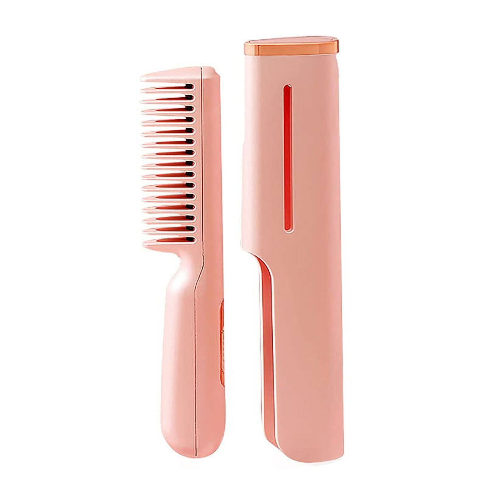 Hair Dryer Brush Straight Hair Comb Cordless Hot Air Brush Salon ...