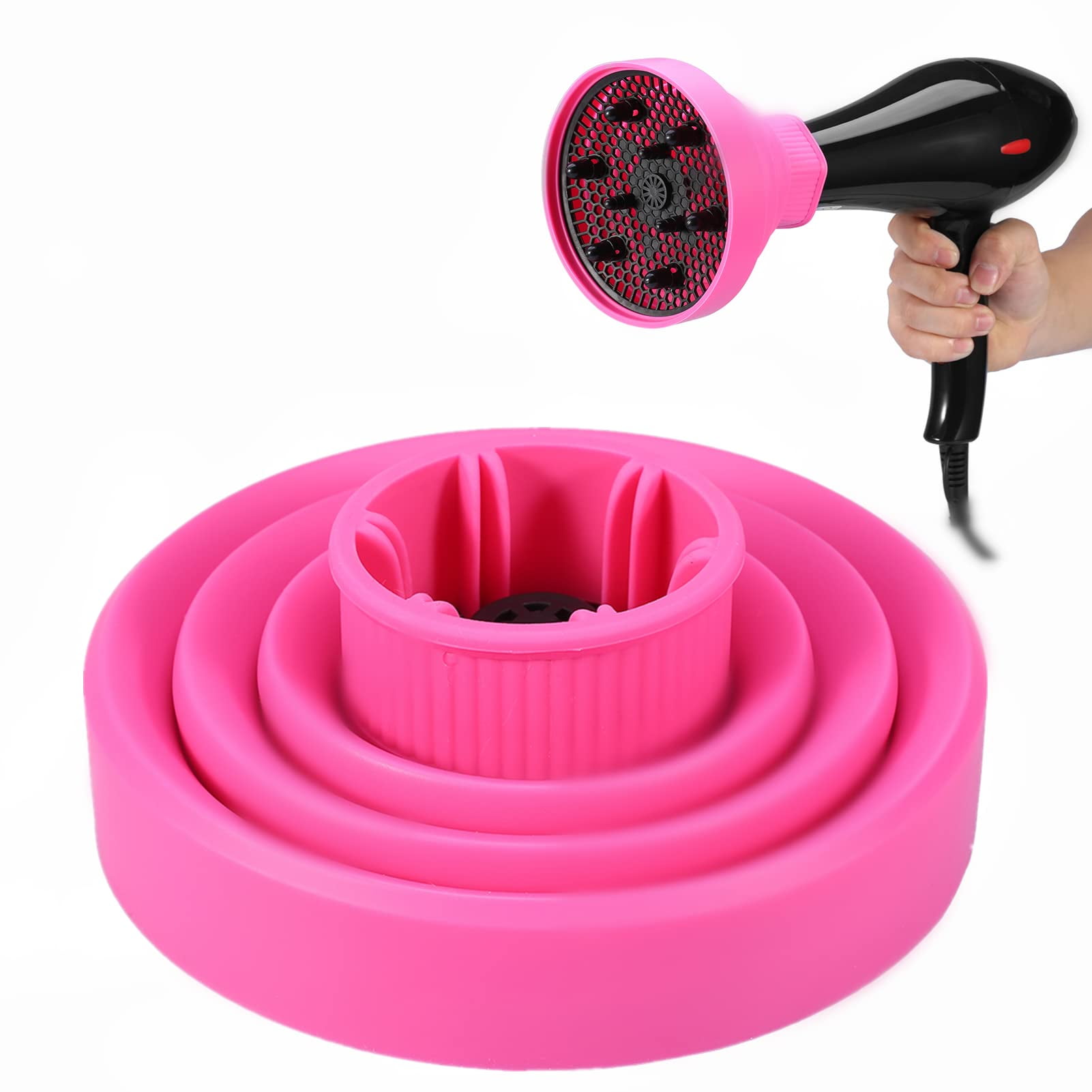 Hair Dryer Diffuser For Curly Hair Universal Collapsible Hair Dryer