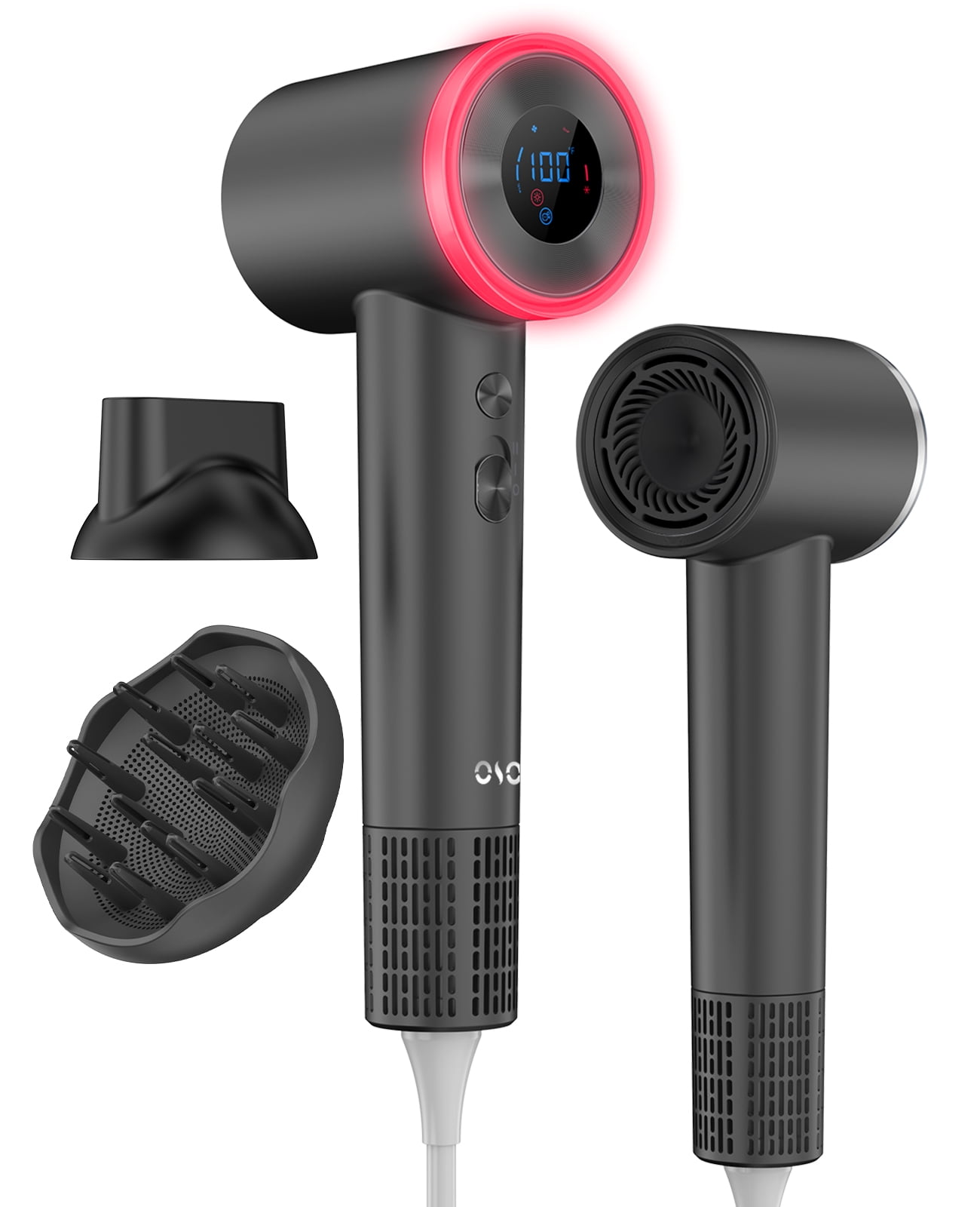 Hair Dryer, High Speed 5X Faster Professional Salon Ionic Blow Dryer ...