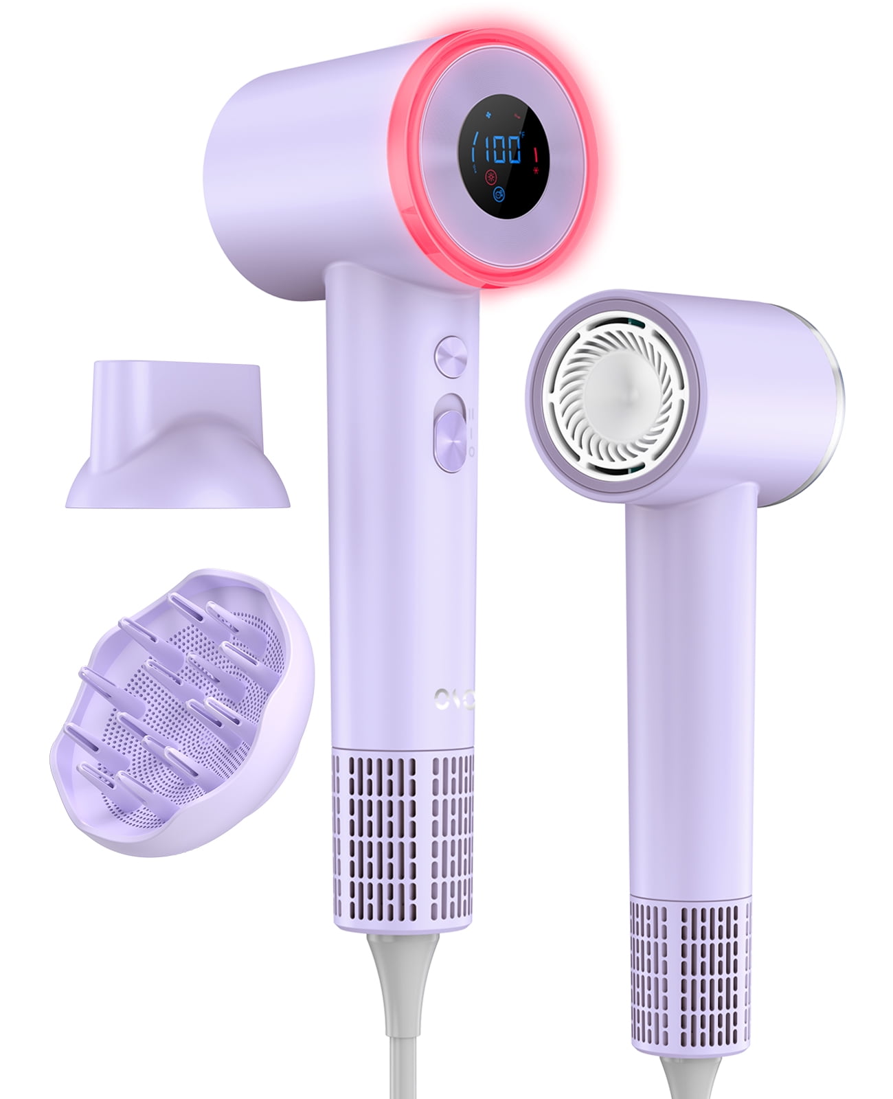 Hair Dryer, High Speed 5X Faster Professional Salon Ionic Blow Dryer ...