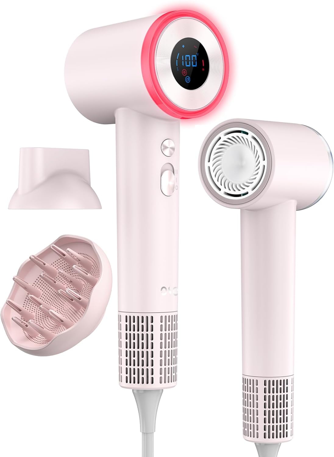 Hair Dryer, High Speed Fast Drying Hair Dryers, Negative Ionic Professional Blow Dryer with ...