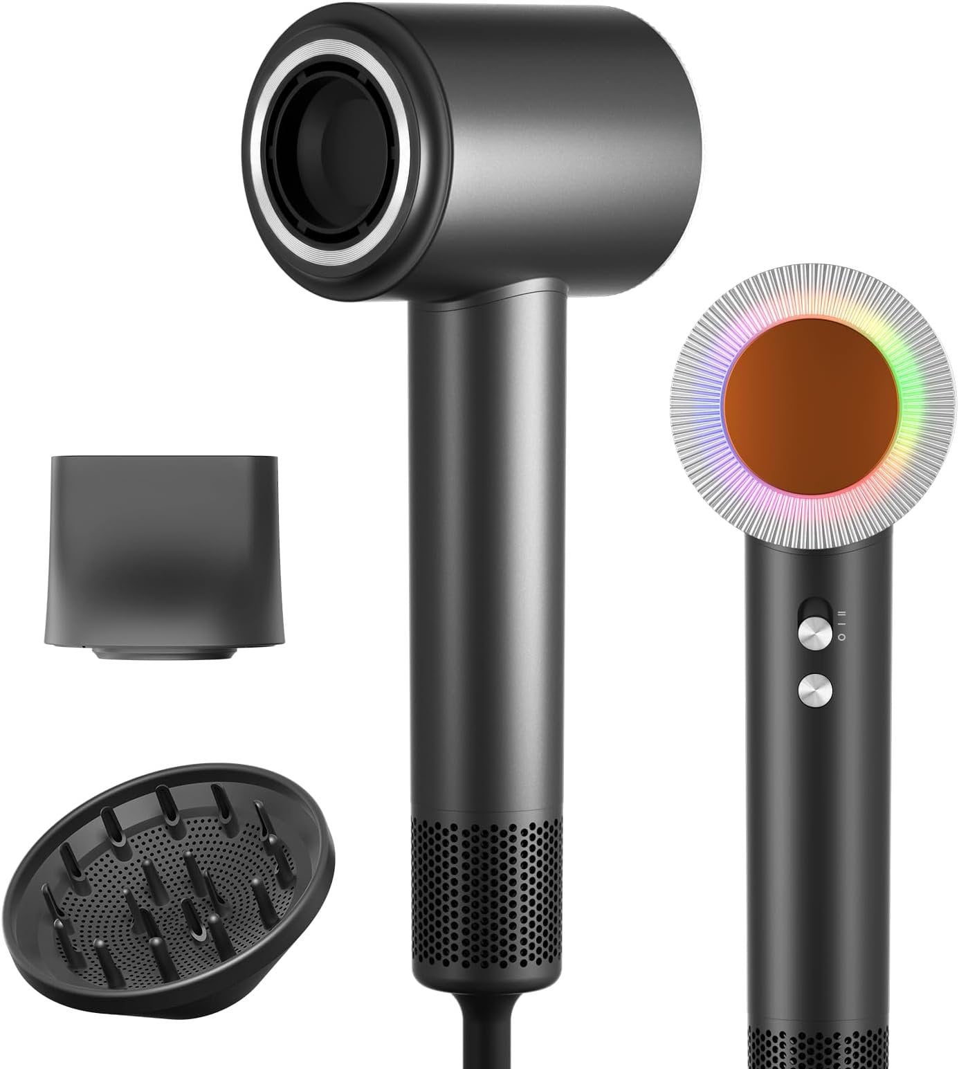 Hair Dryer, High Speed Ionic Blow Dryer, 5X- Drying, 2 Billion Negative ...