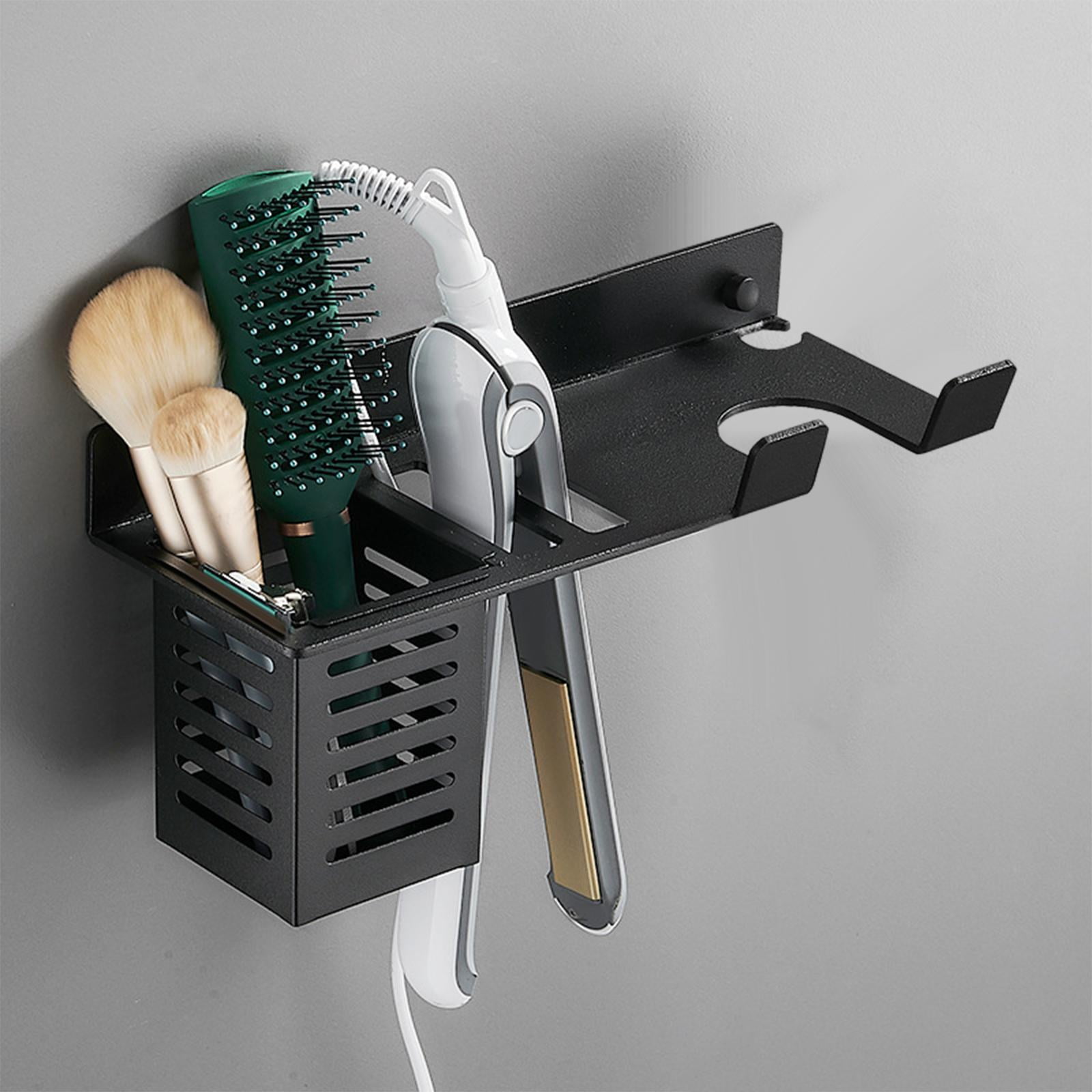 Hair Dryer Holder, Wall Mounted Space Saving Organizer Storage Stand ...