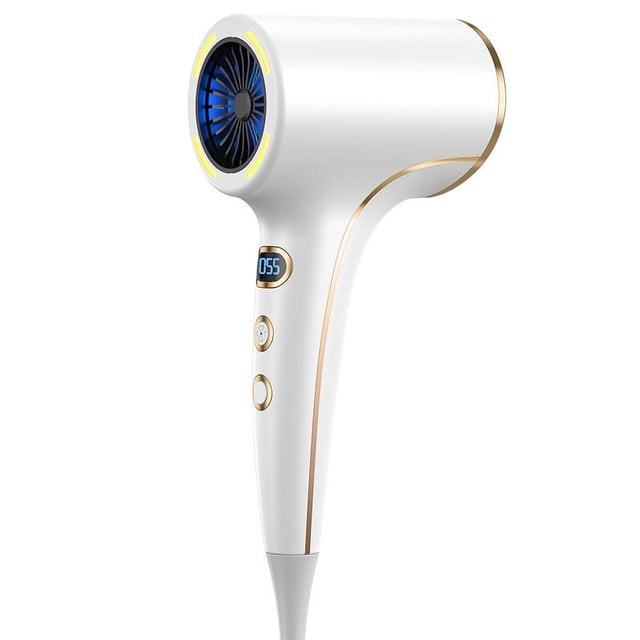 Hair Dryer,Intelligent Digital Display Hairdryer Household Hair Dryer ...
