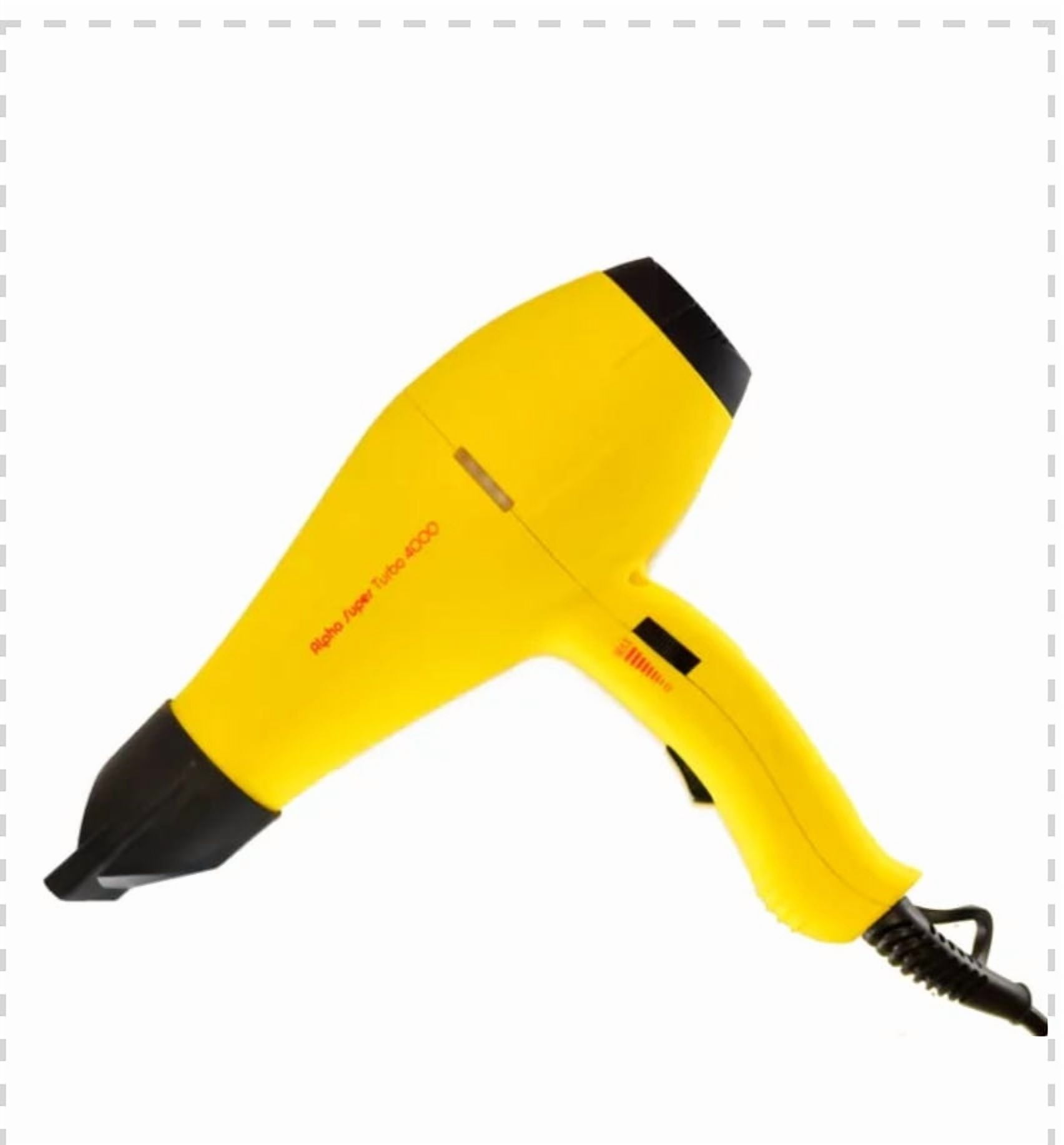 Hair Dryer Super Turbo 4000 Yellow Watt 2300 ALPHA NEW YORK - Walmart.com