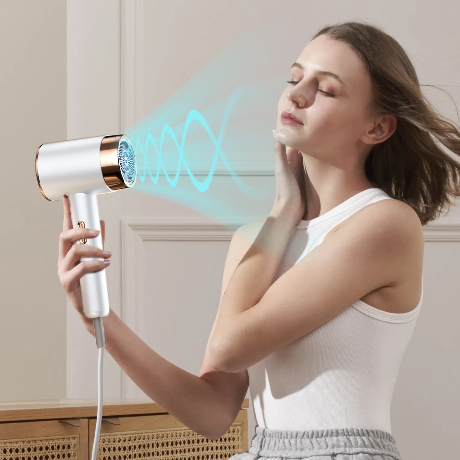 Hair Dryers Qwtwty Hairdryer Home Dormitory Hot And Cold Wind High ...