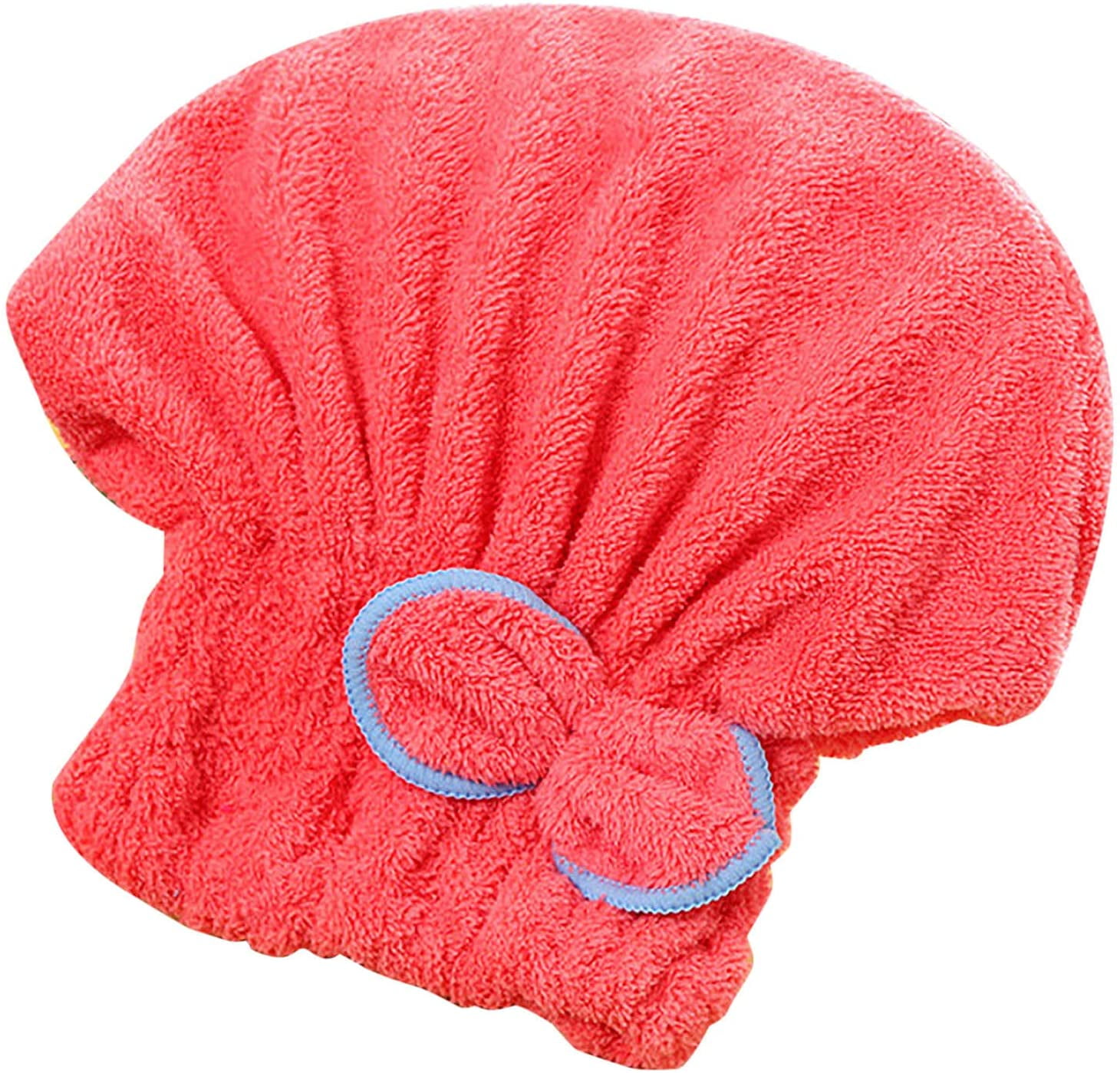 Hair Drying Caps, Coral Fleece Quick Drying Cap for Curly Thick Hair ...