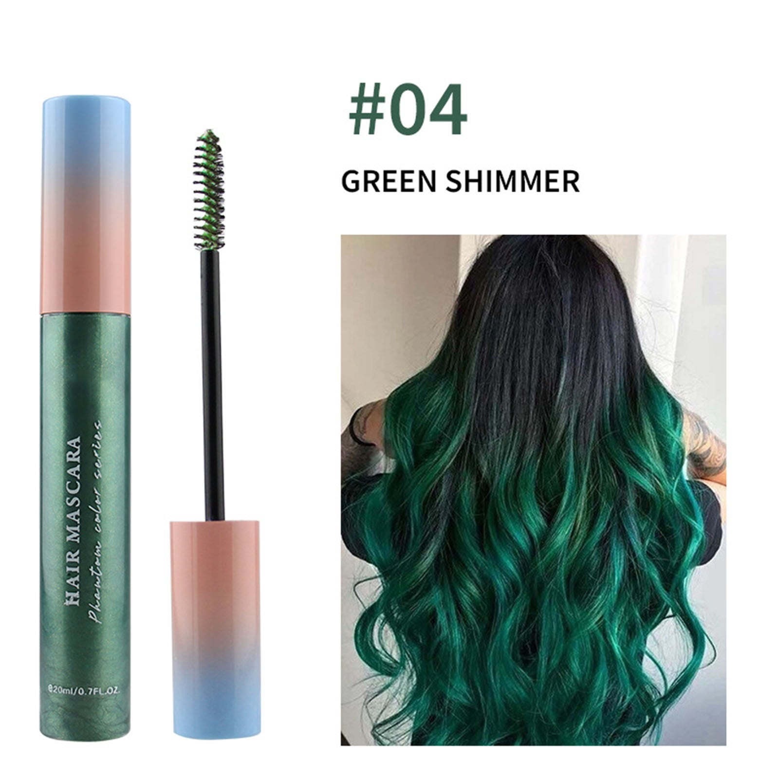 Hair Dye, 8Colors Temporary Hair Dye Disposable Hair Mascara for Girls ...