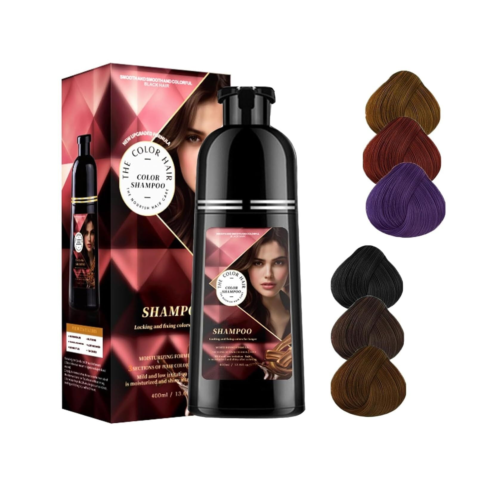 Hair Dye Shampoo, Color Shampoo, Bubble Hair Dye Shampoo, Plant Extract ...