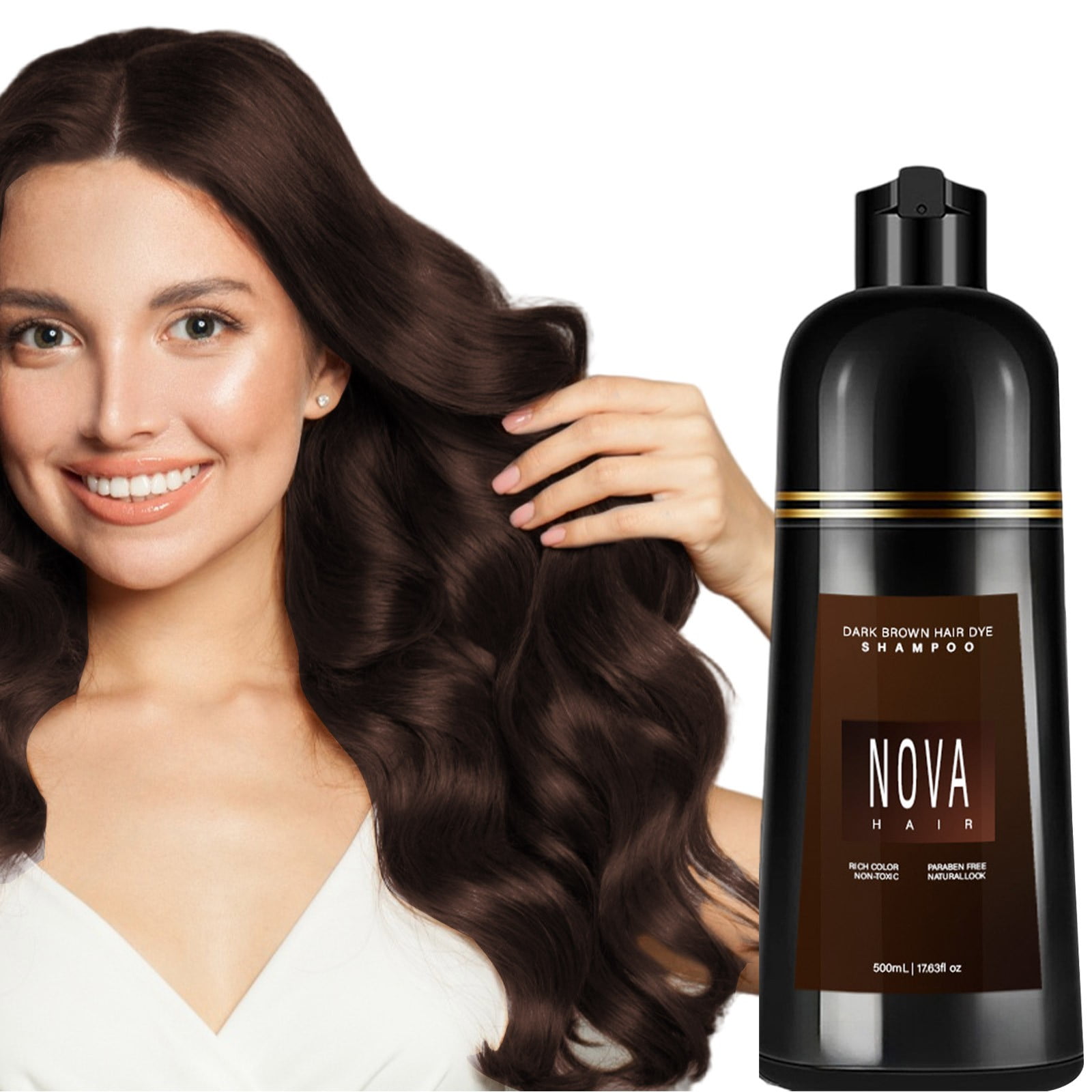 Hair Dye Shampoo, Hair Color Dye Shampoo, Hair Care Instant Dye Shampoo ...