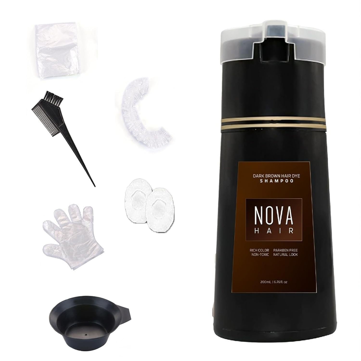 Hair Dye Shampoo, Nova Hair Instant Dye Shampoo, Trynova Hair Shampoo ...