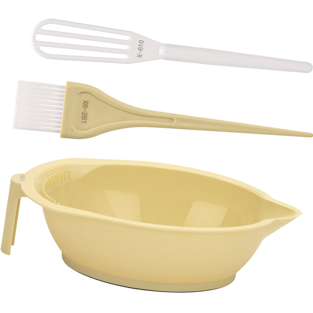 Hair Dyes Bowl Whisk Brush Hair Color Bowl,Hair Color Mixer Hair ...