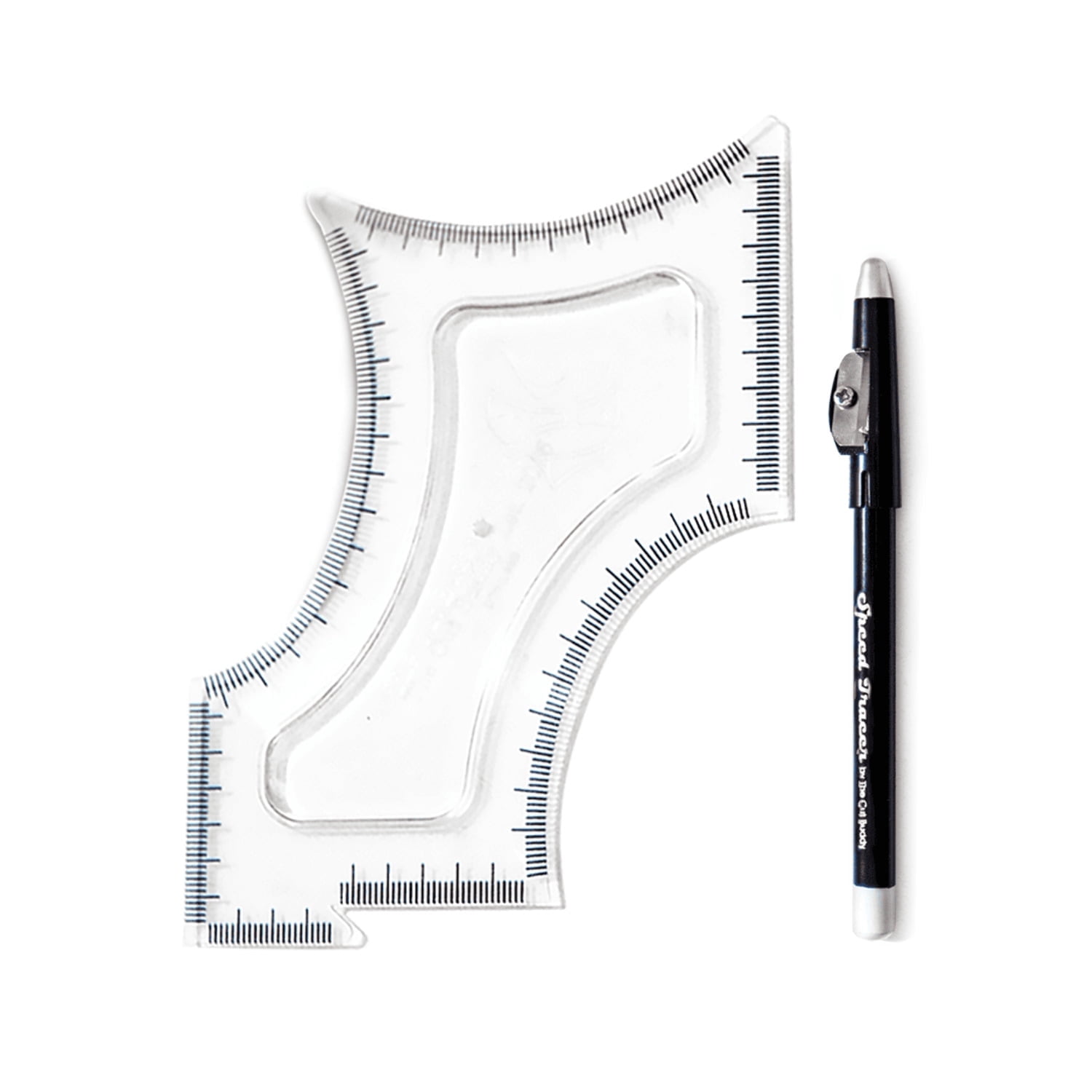 The Cut Buddy Hair Edge Up Trimmer Guide & Beard Shaping Stencil Tool ...