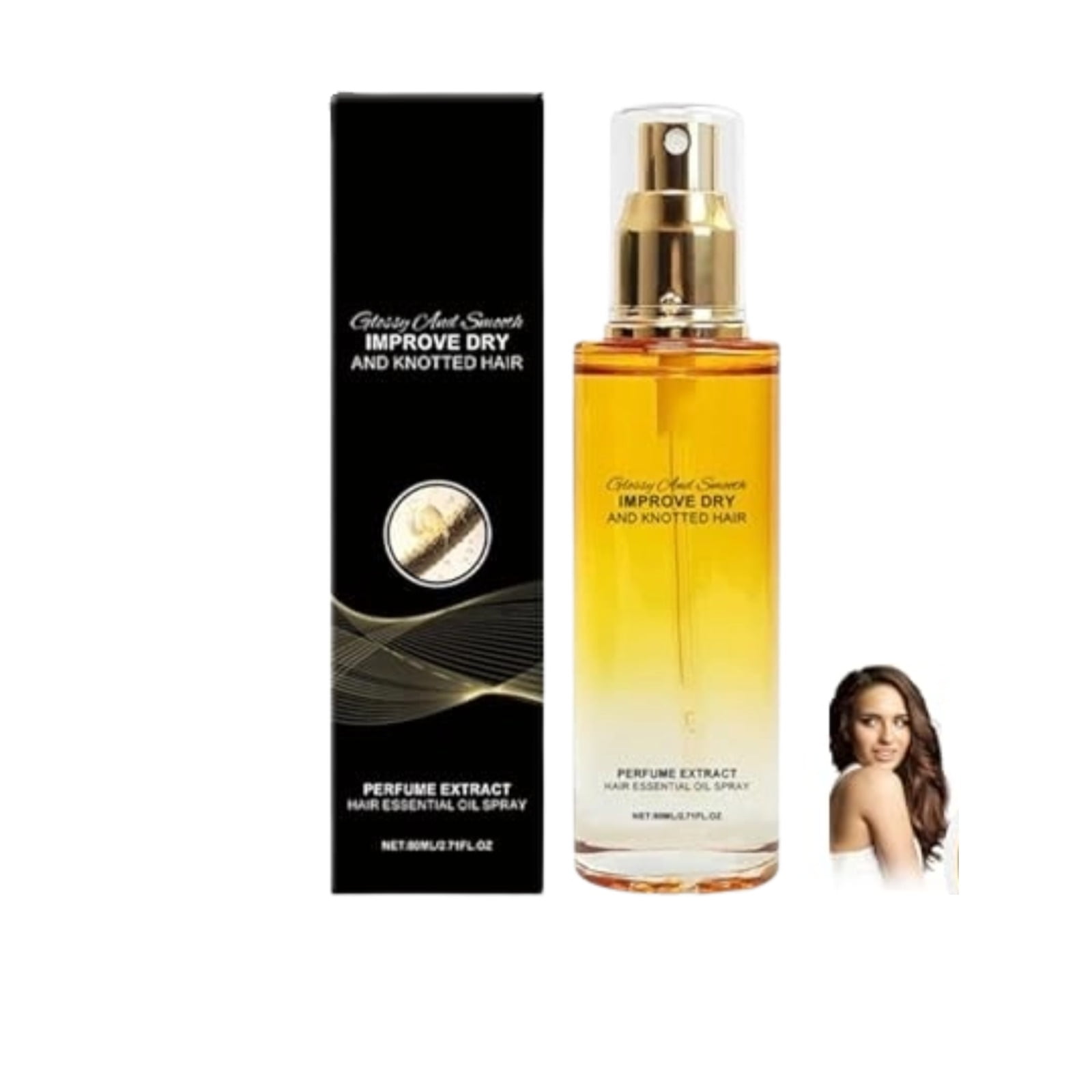 Hair Essential Oil Spray, Conditioning Oil Spray, Scalp & Hair ...