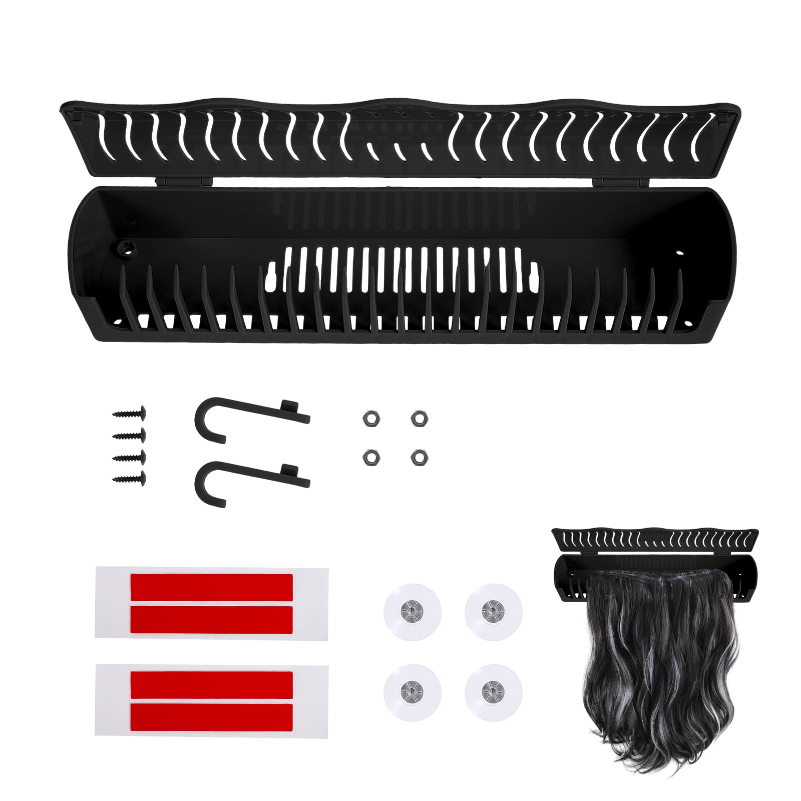 Hair Extension Holder 4 Installation Modes with Tool Hair Extension ...