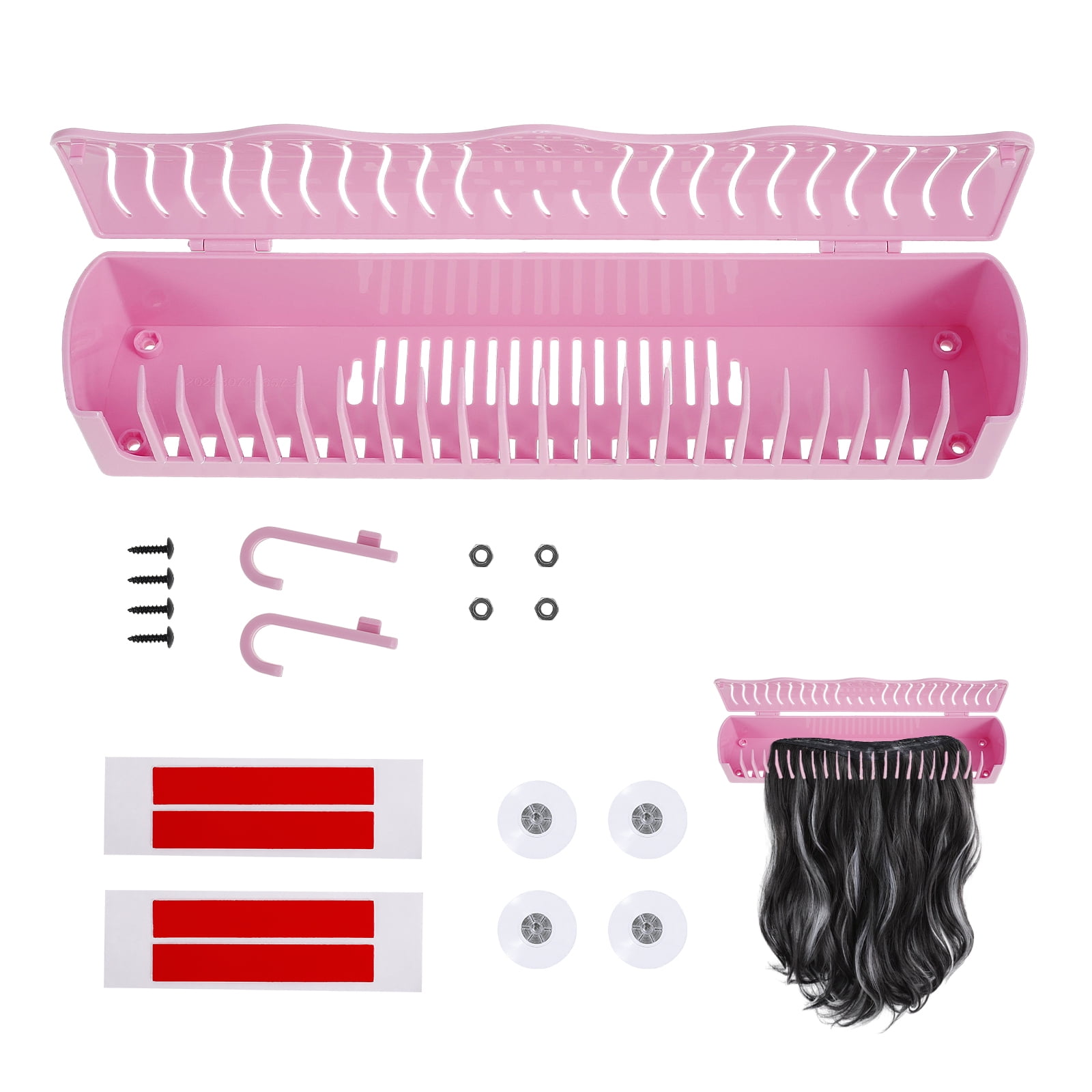 Hair Extension Holder Stand for Styling 4 Installation Modes With Tool ...