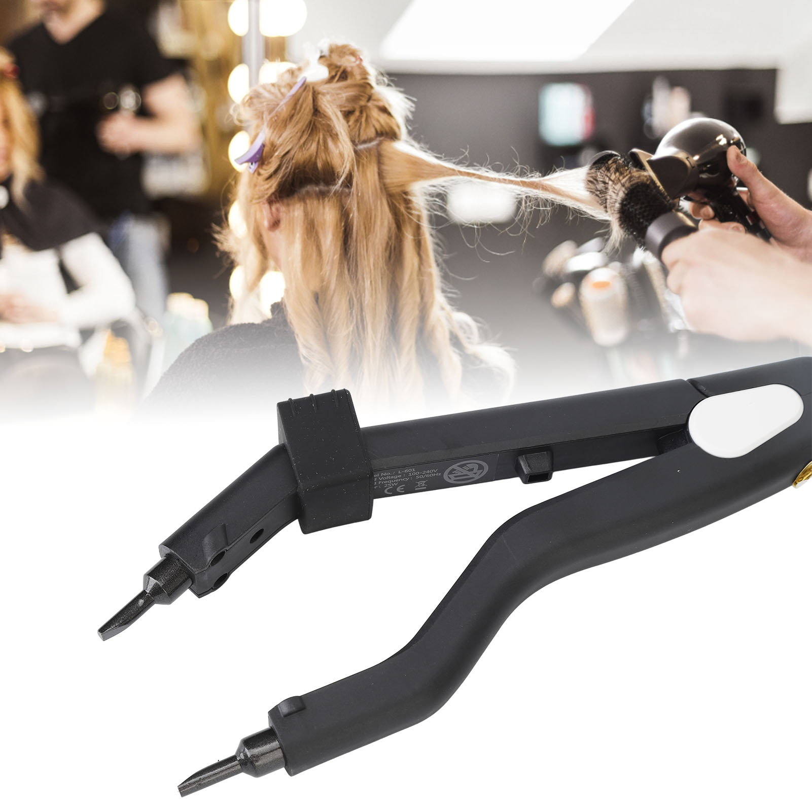 Hair Extension Tool Adjustable Temperature Fusion Heat Iron Connector ...