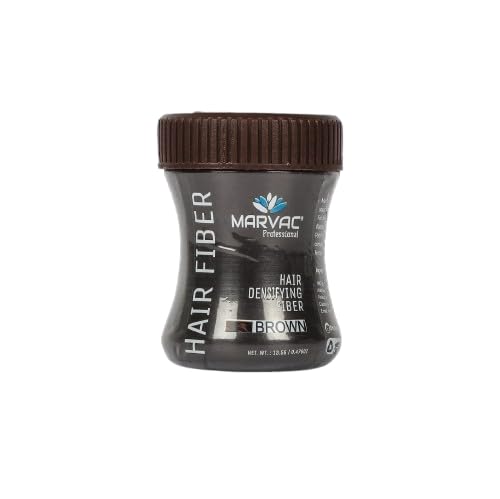 Hair Fiber Brown Instant Hair Thickening Fiber for Fuller ...