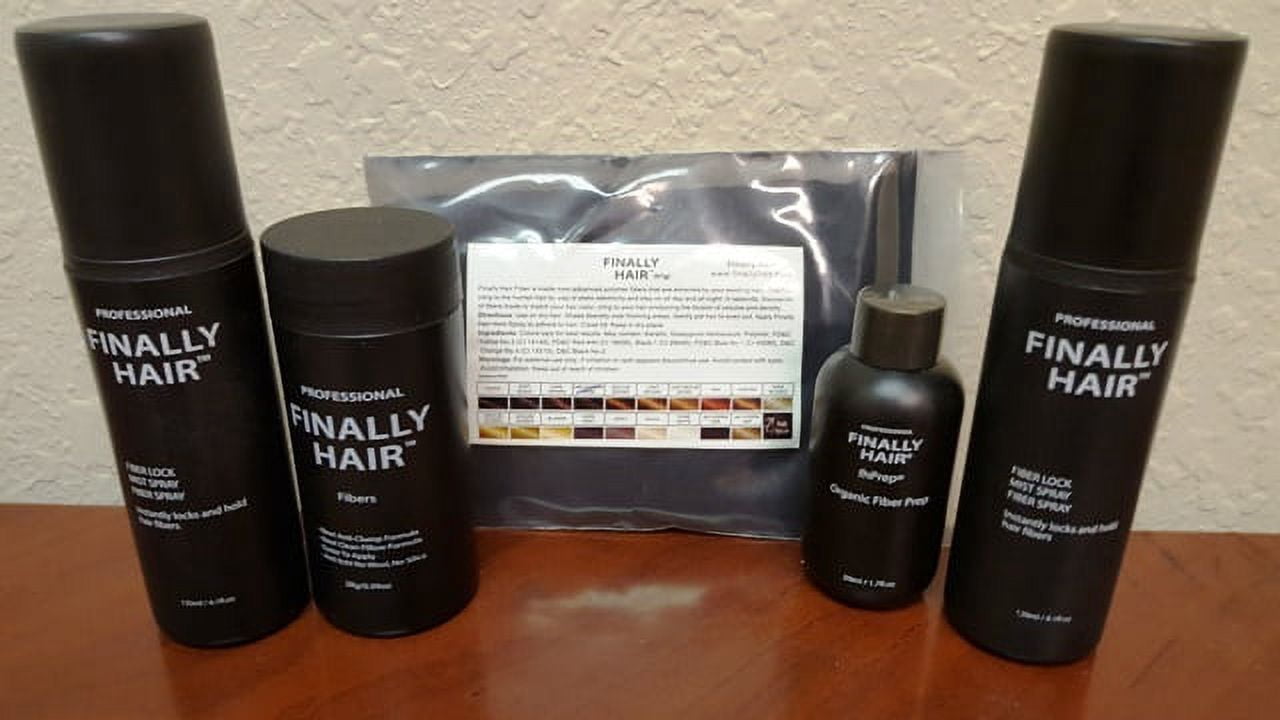 Hair Fibers Ultimate Kit - Bottle, Refill, fhPrep & Fiber Sprays ...