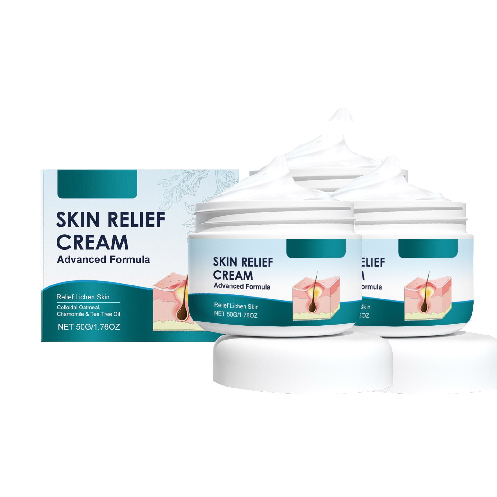 Hair Follicle Care Cream Care for The Scalp,Back and Face Cleansing and ...