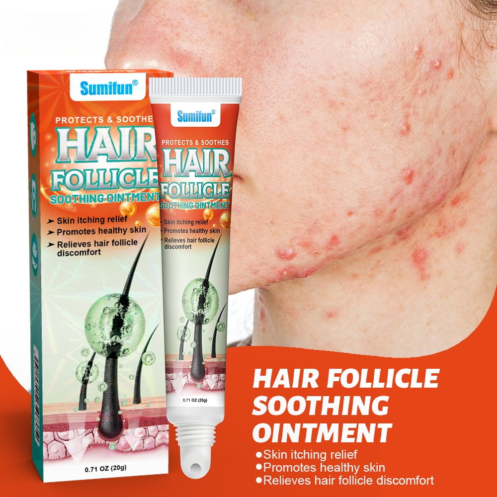 Hair Follicle Type Cream Skin Itching and Swelling Cleaning Nursing ...