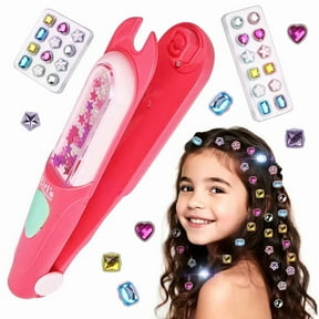 blinger® Diamond Starter Kit Hair Gem Stamper with 75 Colorful Gems ...