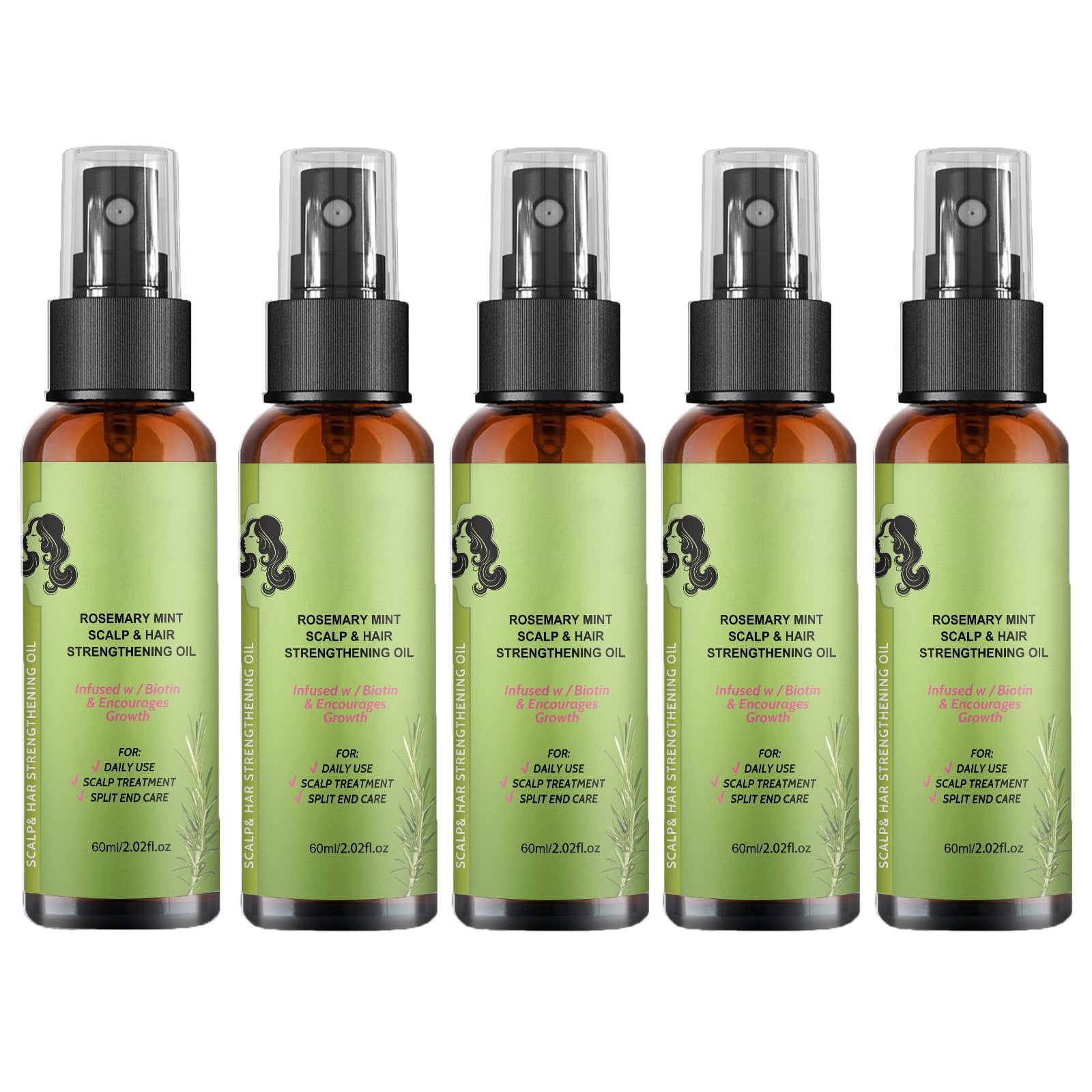 Hair Growth Rosemary Spray,Plant Organic Rosemary Essential Oil, Hair ...