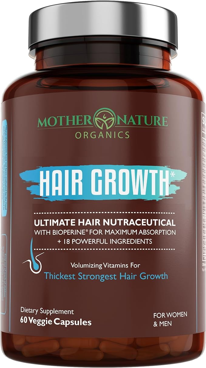 Hair Growth Supplement for Women - Hair Vitamins for Thicker, Fuller ...