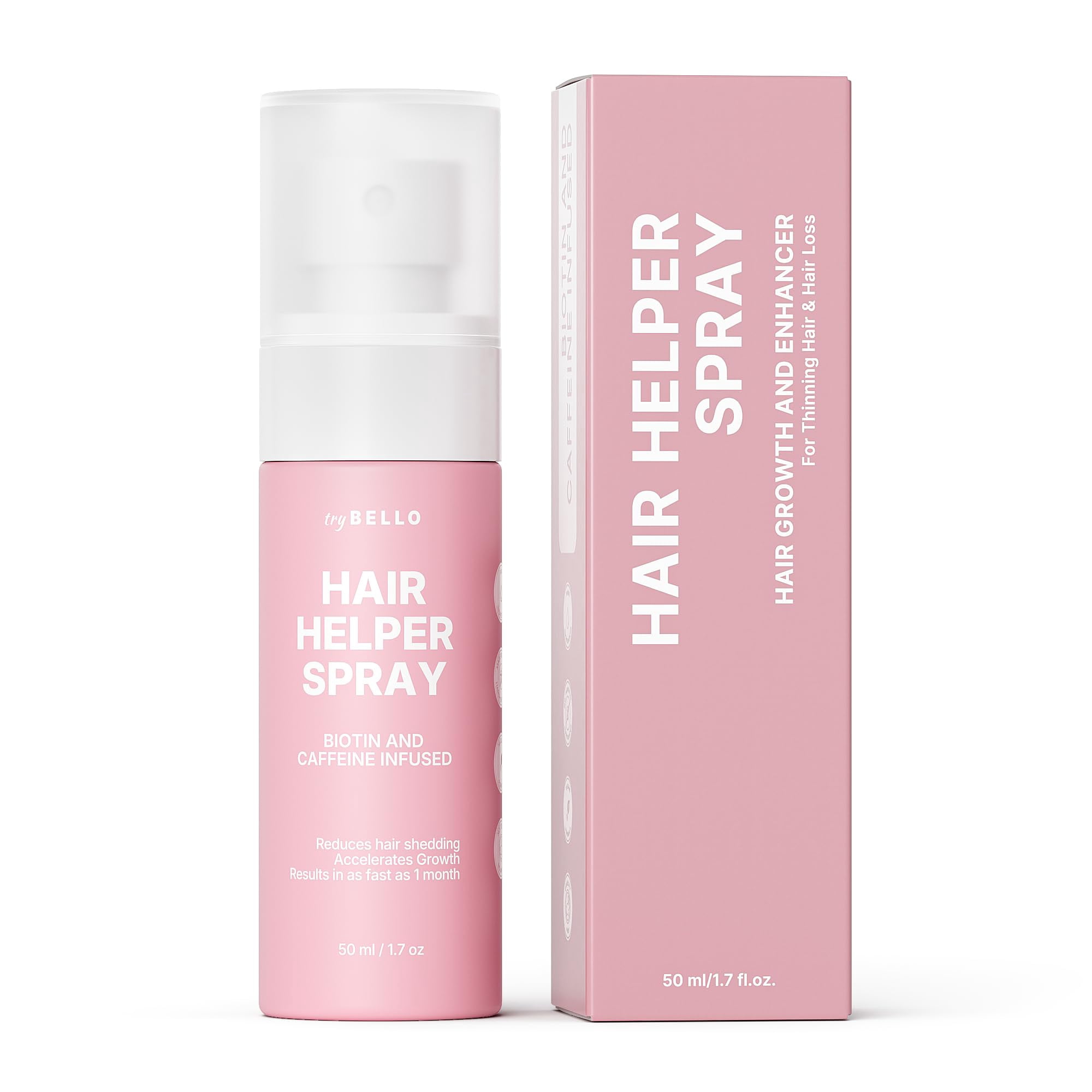 Hair Helper Spray - Growth Serum With Biotin & Castor Oil - 1.7 Fl.oz ...