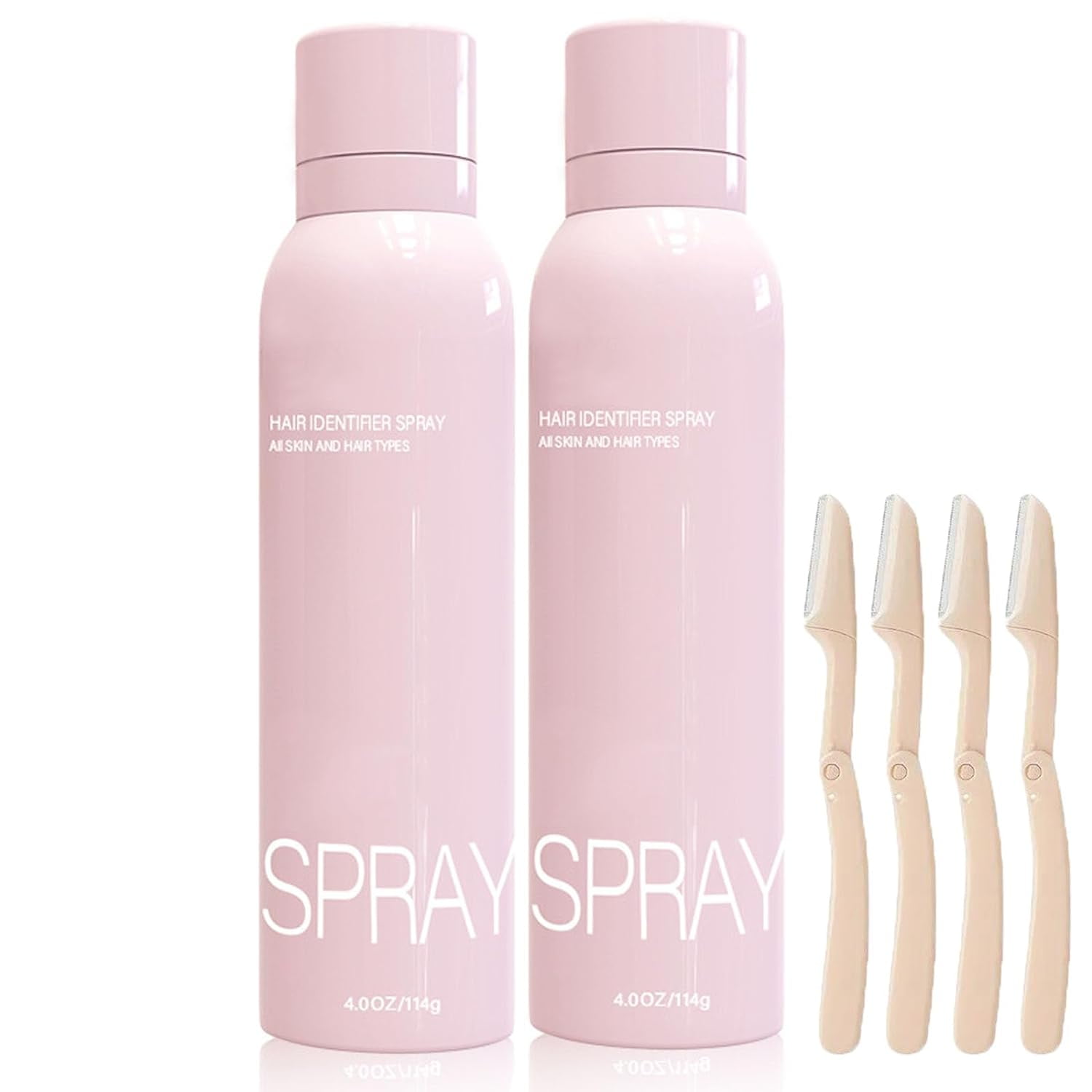 Hair Identification Spray, Dermaplaning Spray Powder For Facial Hair ...