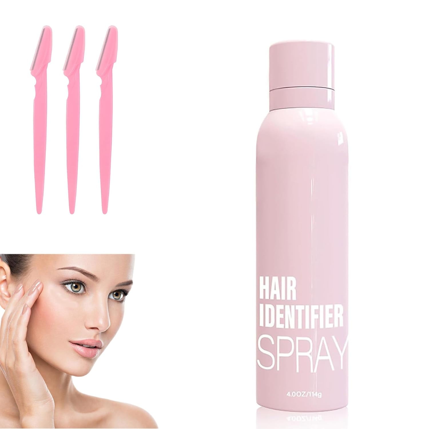 Hair Identifier Spray for Face Shaving, Hair Identifier Spray for Face ...