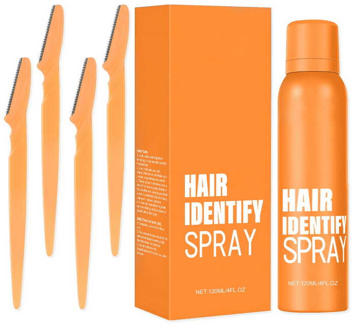 Hair Identifier Spray for Face Shaving, Hair Identifier Spray, Skin ...