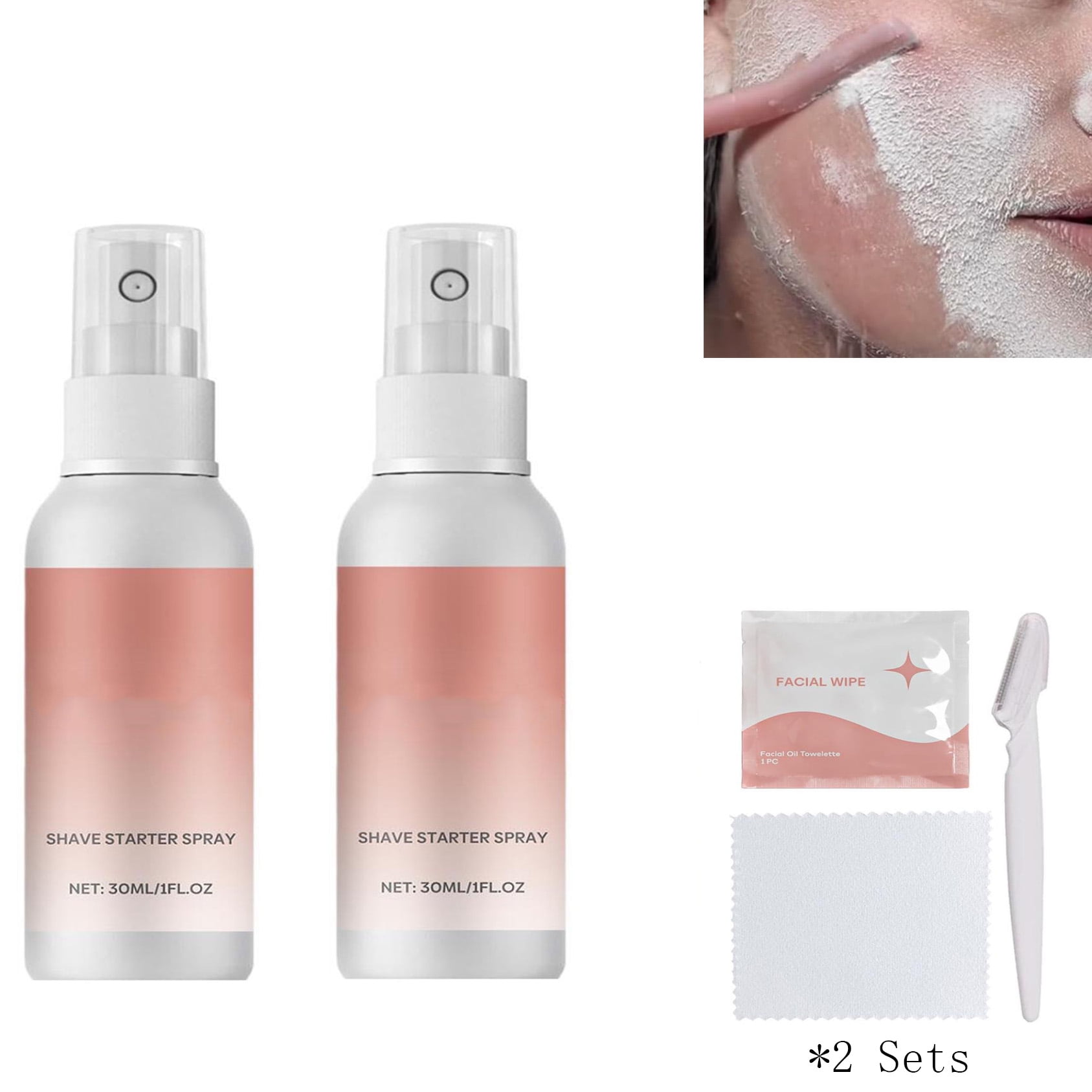 Hair Identifier Spray For Face Shaving, New Upgraded Hair Identifier ...