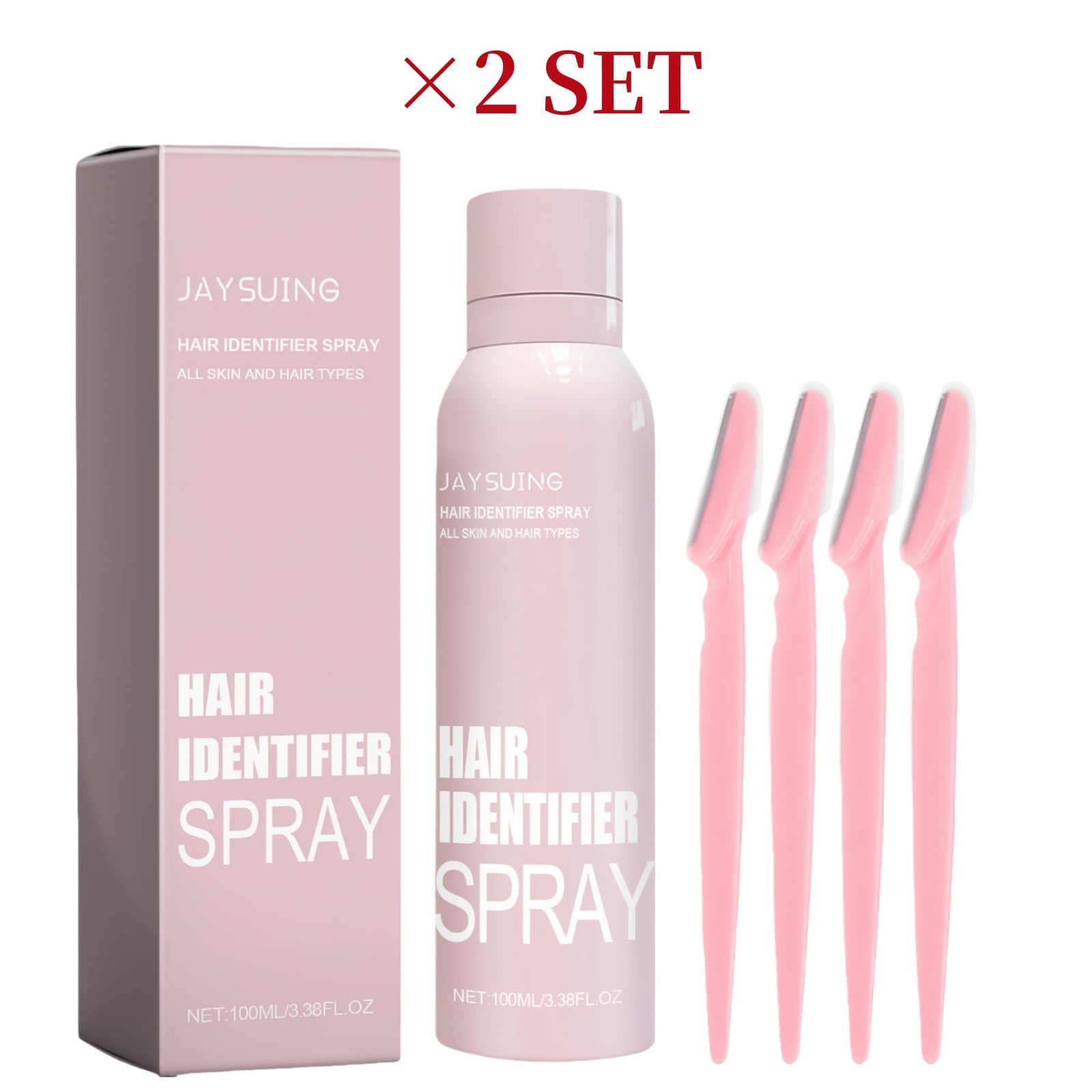 Hair Identifier Spray for Face Shaving, Skin Body Hair Identifying ...