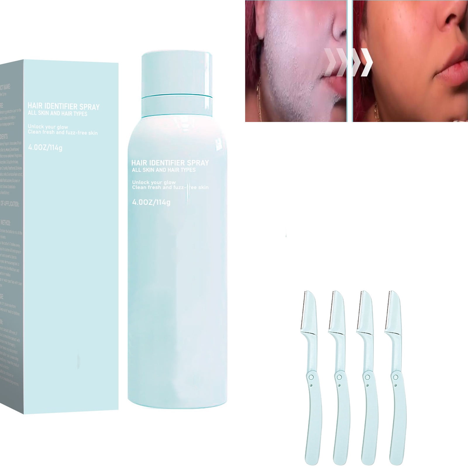 Hair Identifier Spray For Face Shaving, Hair Identifier Spray For Face ...