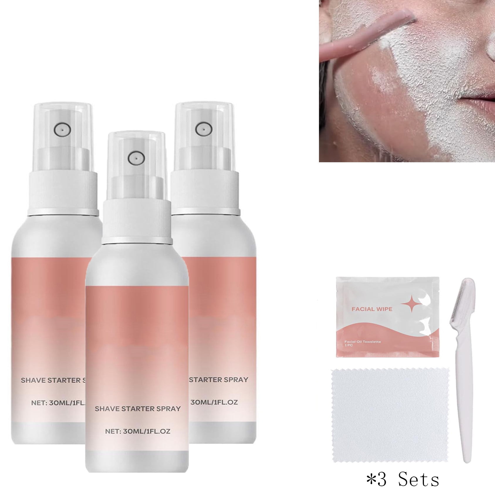 Hair Identifier Spray For Face Shaving, New Upgraded Hair Identifier ...