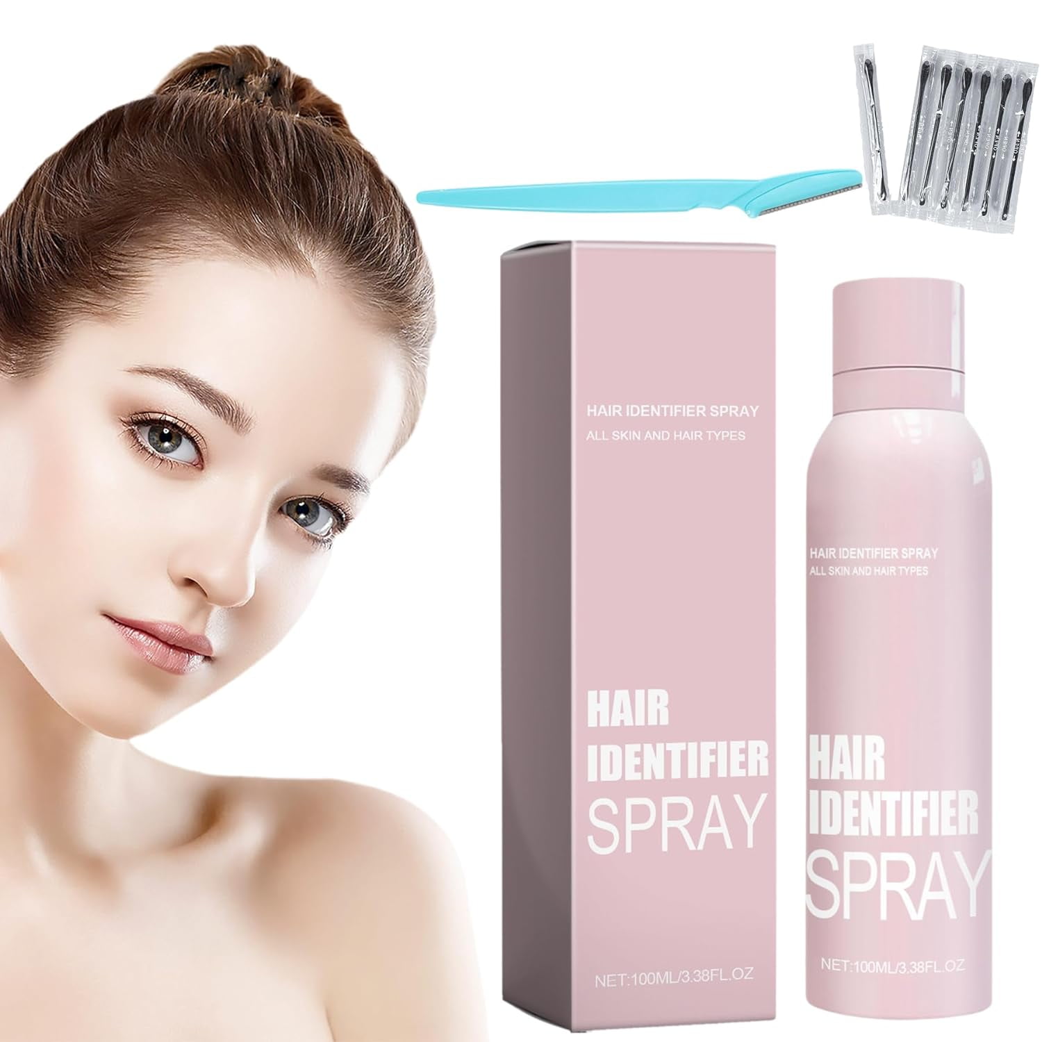 Hair Identifier Spray for Face Shaving Dermaplaning, Hair Identifier ...
