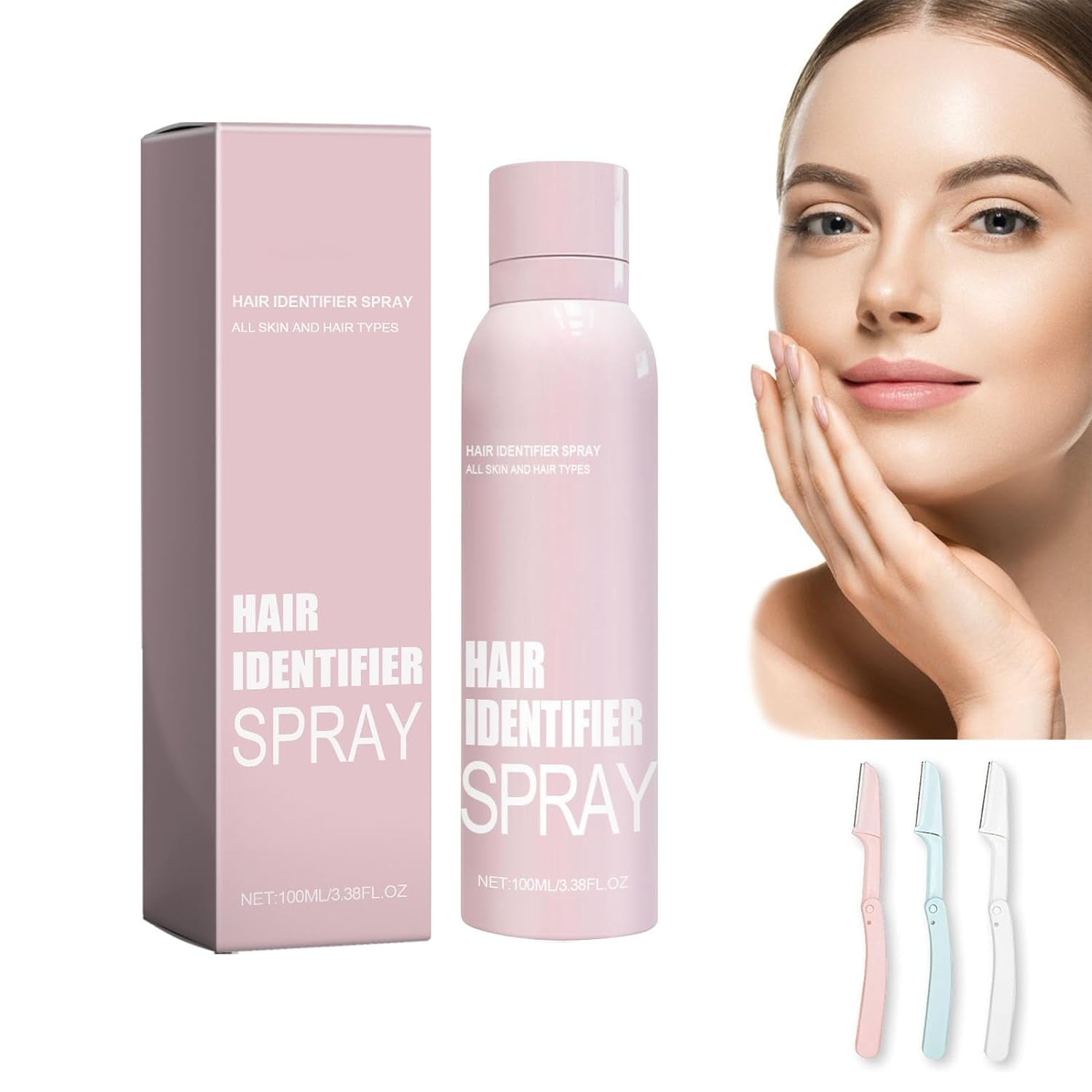 Hair Identifier Spray for Face Shaving, Hair Identifier Spray for Face ...