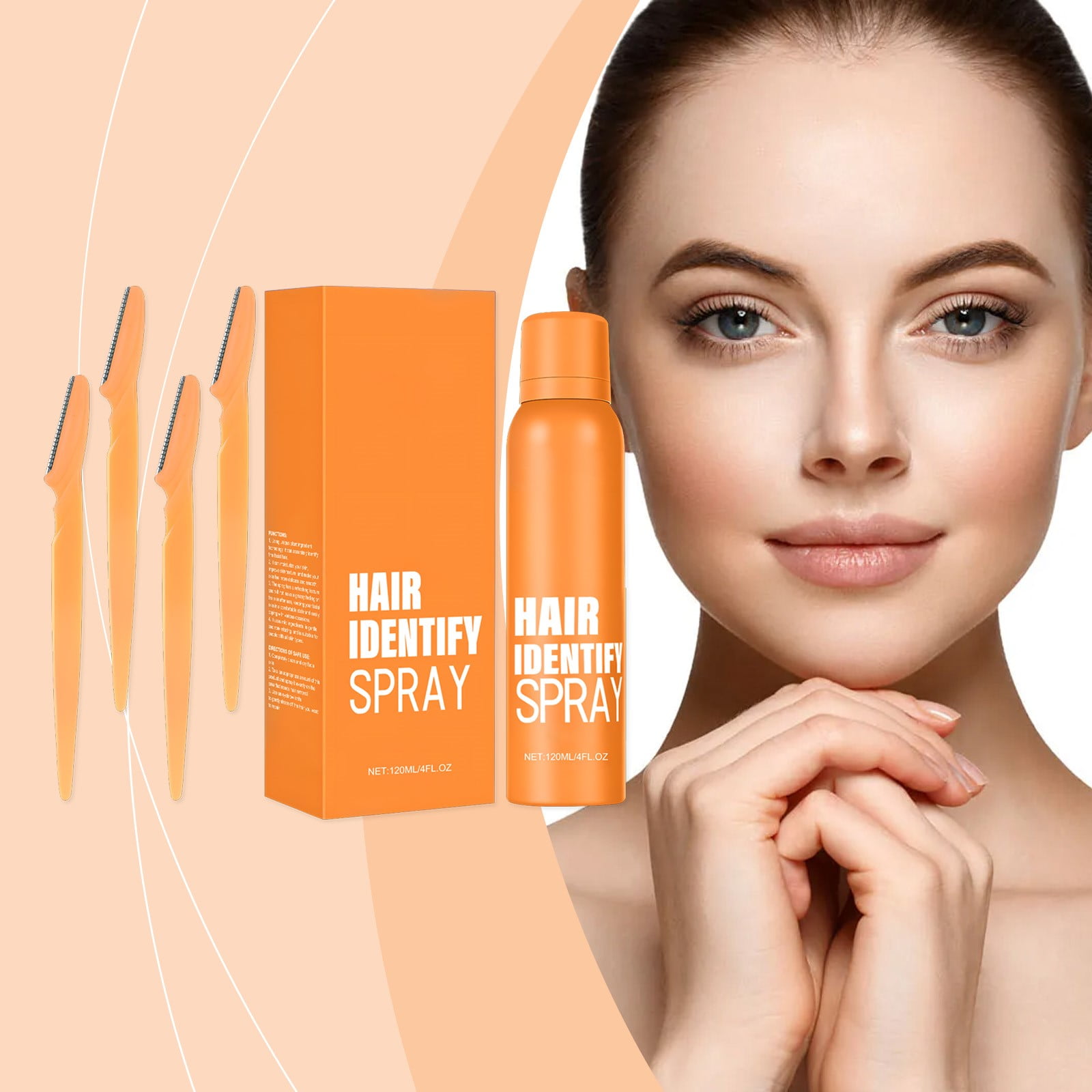 Hair Identifier Spray for Face Shaving, for All Types of Skin & Hair,2 ...
