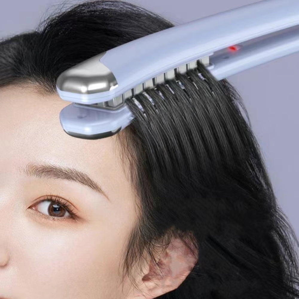 Hair Iron Ceramic 3D Grid Hair Crimper Professional Volumizing Curling ...