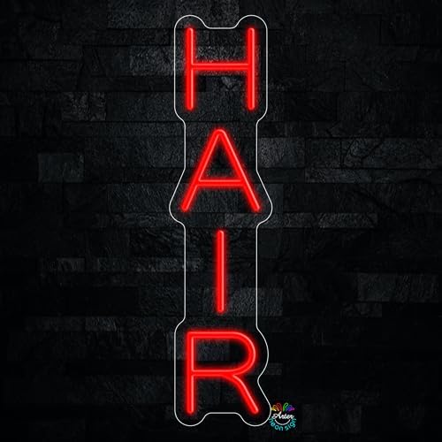 Hair LED Neon Sign 6"L x 24"H #32354 - Walmart.com