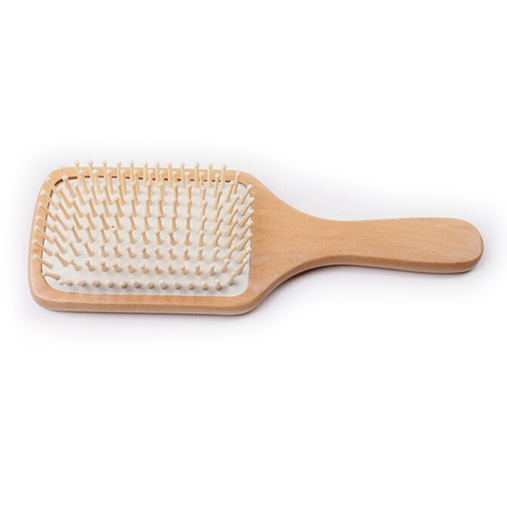 Hair Massage Brush Scalp Massaging Wide Tooth Comb for Women Wooden ...
